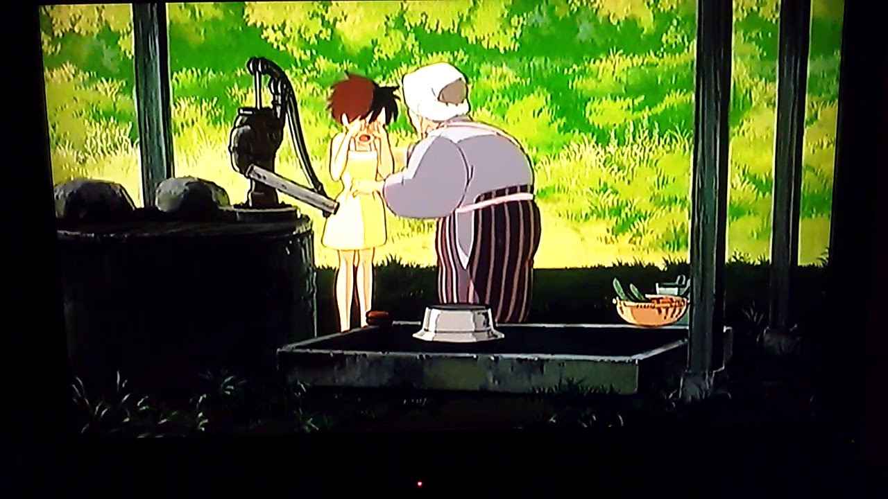 Satsuki crying at her grandma my neighbor totoro - YouTube