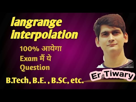 Lagrange's interpolation formula for unequal intervals | Lagrange's ...
