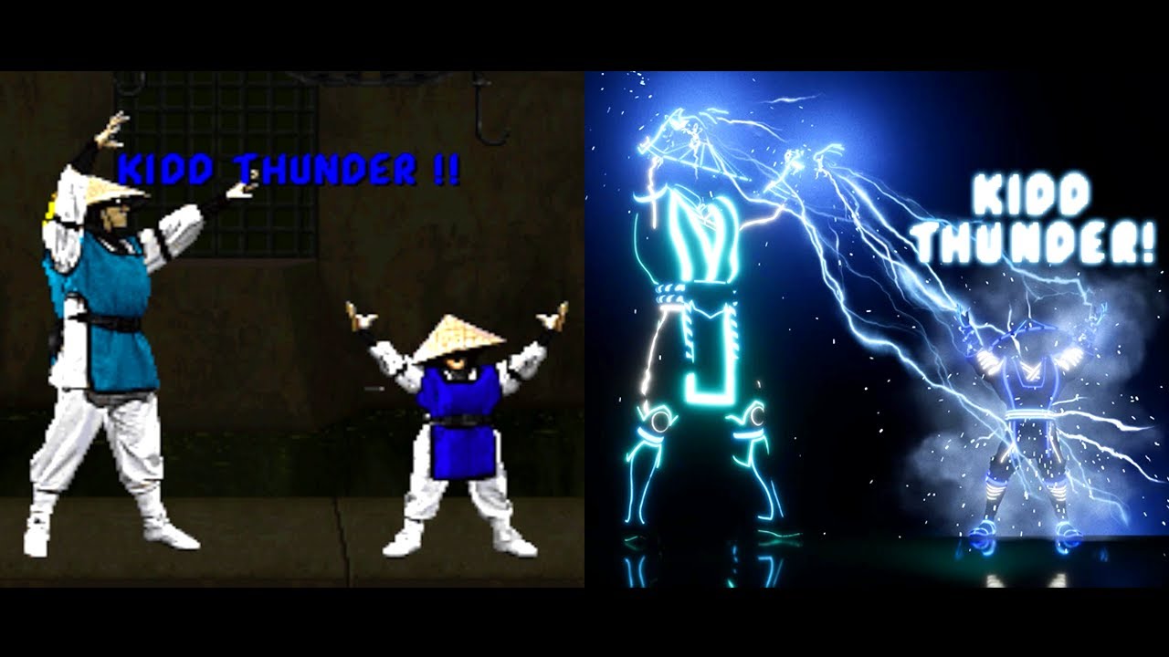 Mortal Kombat 11 - Kidd Thunder Side By Side Comparison - YouTube