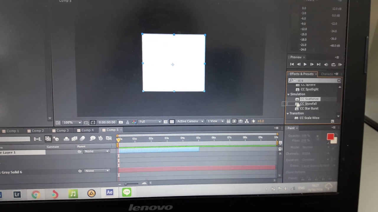 สอน After Effect - Cc scatterize - YouTube