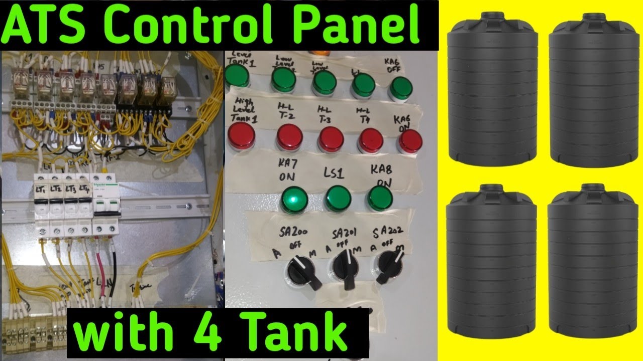 Automatic Changeover Switch Panel for Water Pump with 4 Tank ...