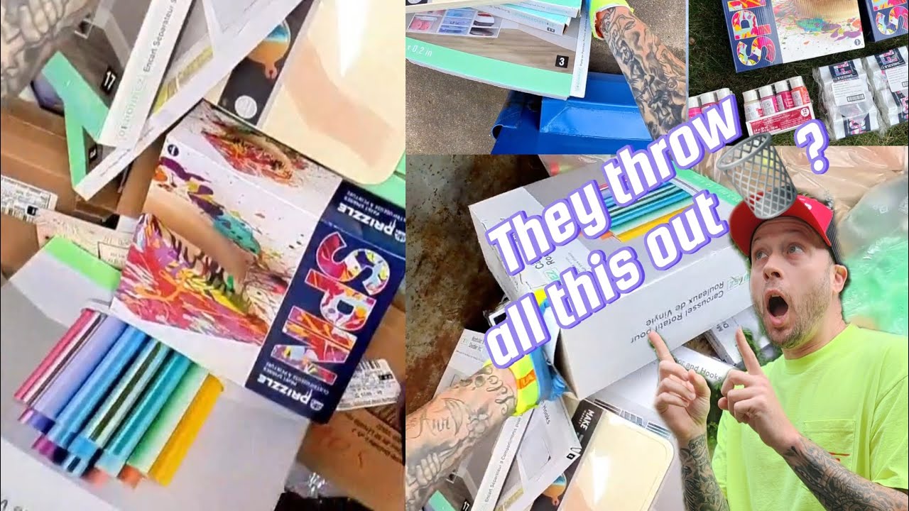 I found a whole dumpster full of new items !! Then this happened. - YouTube