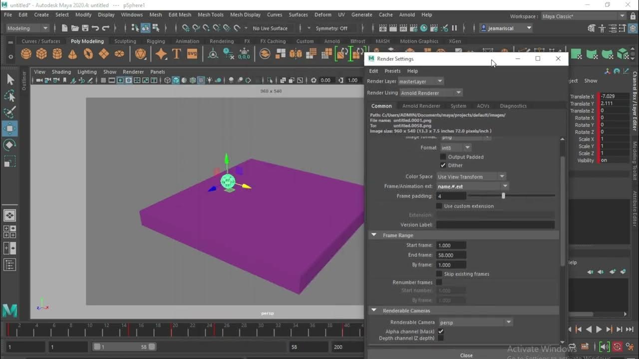 MAYA PNG Sequence - YouTube
