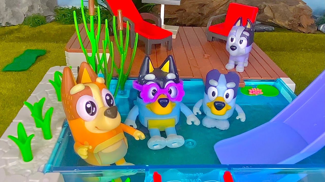Bluey Bingo Enjoy A Hot Summer Day At The Pool Fun For Toddlers Kids ...