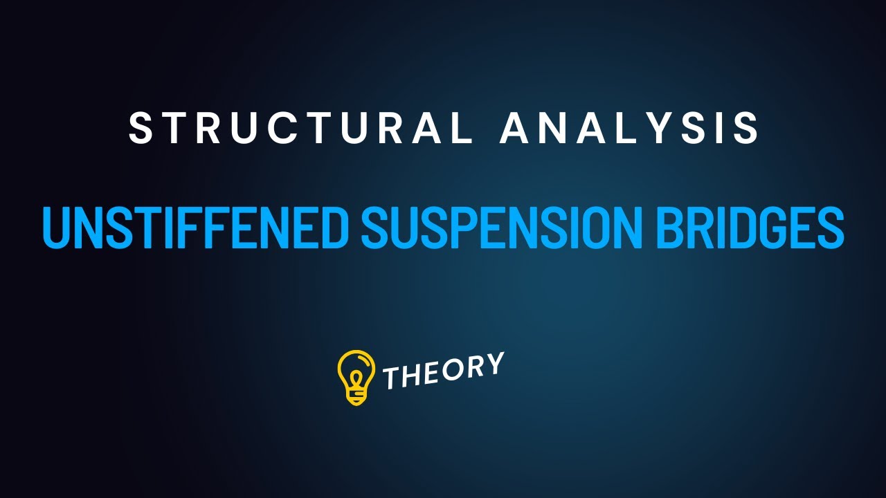 UNSTIFFENED SUSPENSION BRIDGES | STRUCTURAL ANALYSIS | # ...