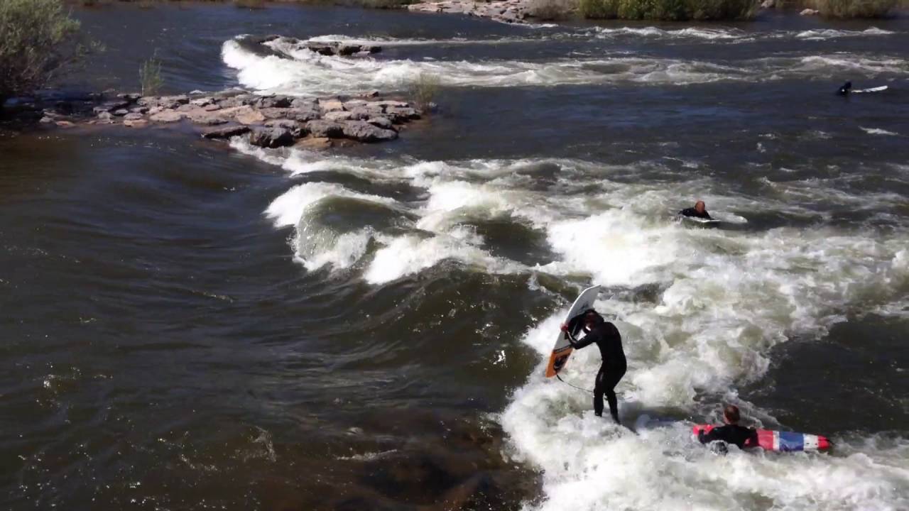 River Surfing in Missoula, Montana - YouTube