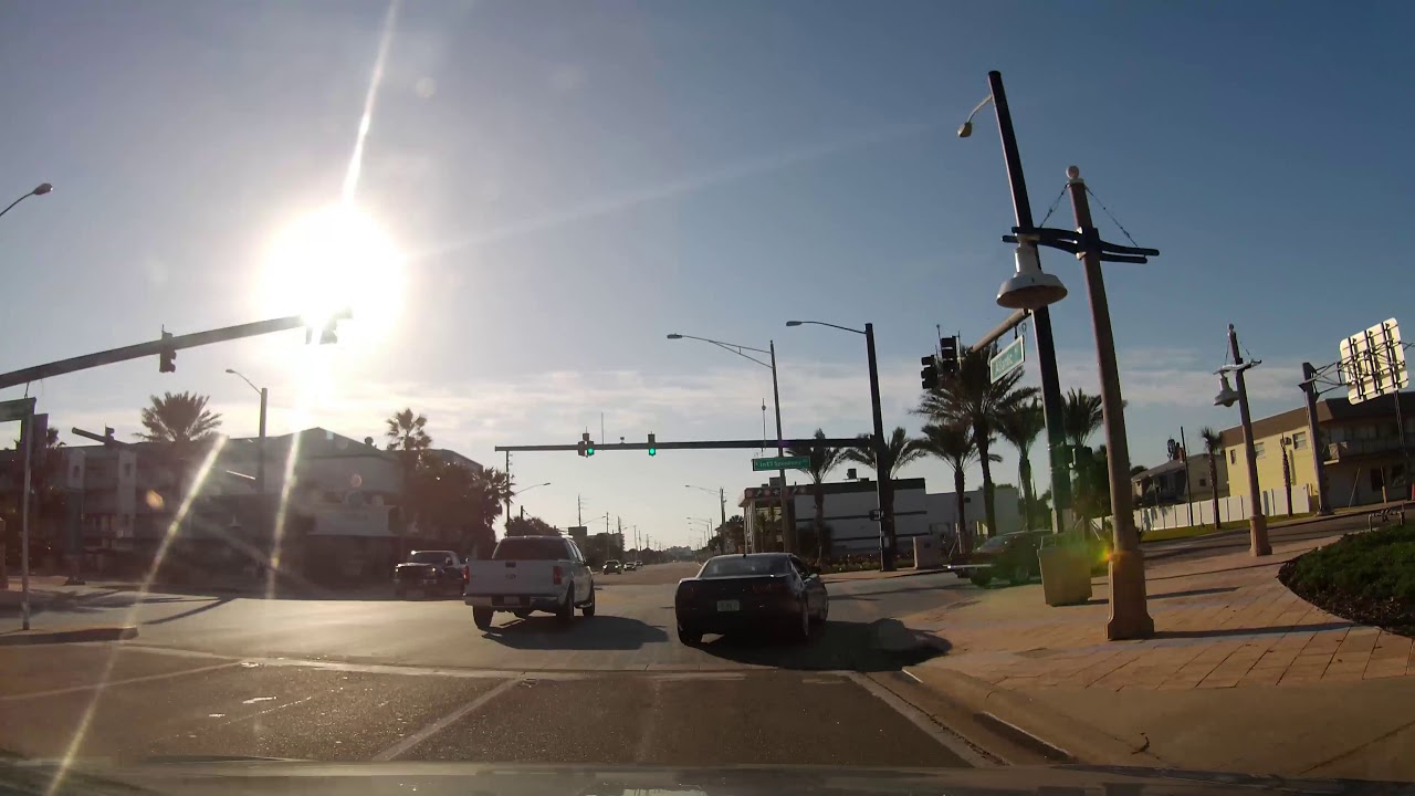 Driving on A1A through Daytona Beach, Florida in 4K - YouTube