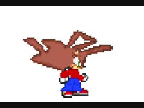 my sonic fan sprite - YouTube