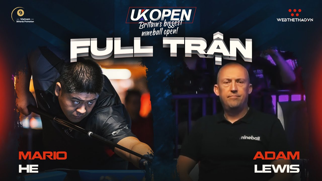 Full trận | Mario He vs Adam Lewis | UK Open Pool Championship 2023 ...