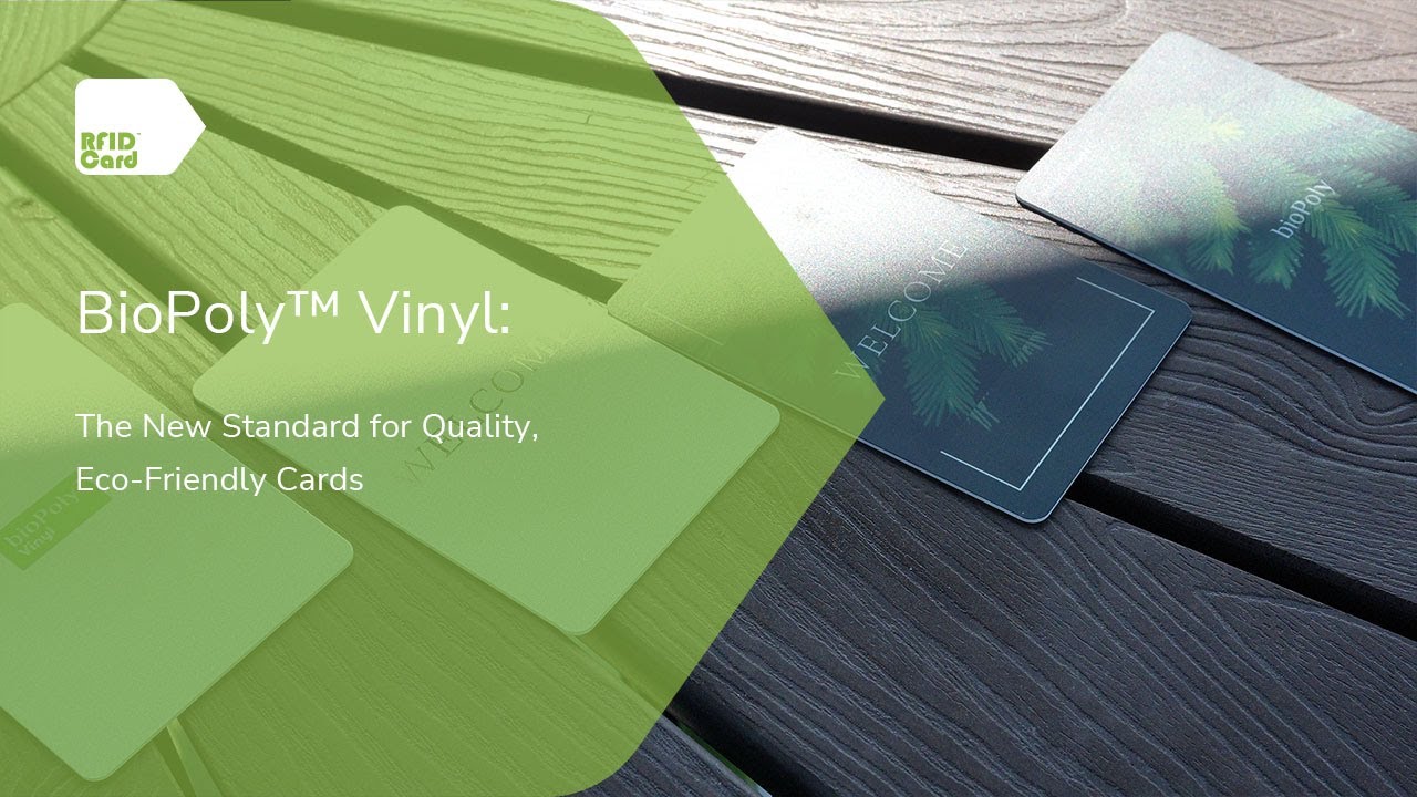 BioPoly™ Vinyl: The New Standard for Quality, Eco-Friendly Cards - YouTube