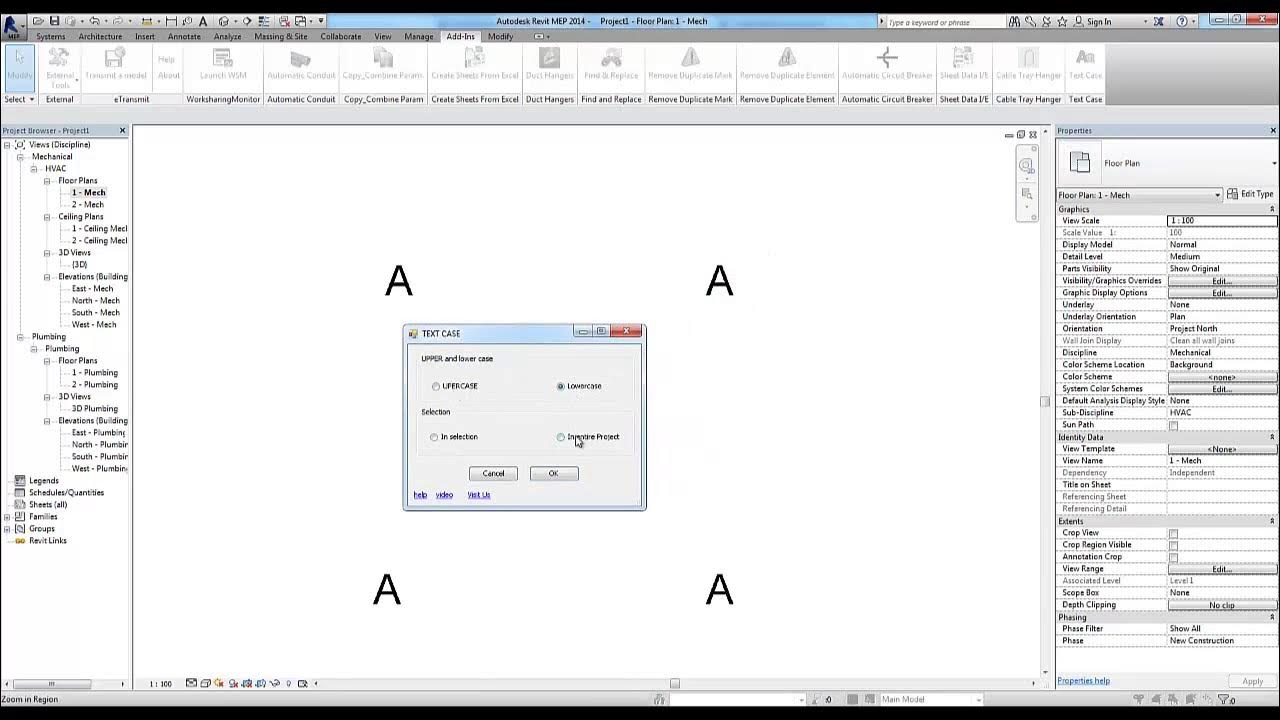 Revit Plugin That (Convert Text Case) by BIM SOFT - YouTube