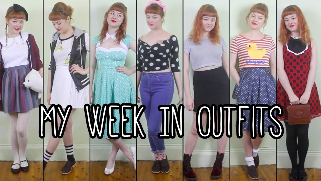 My Week In Outfits #3! - YouTube