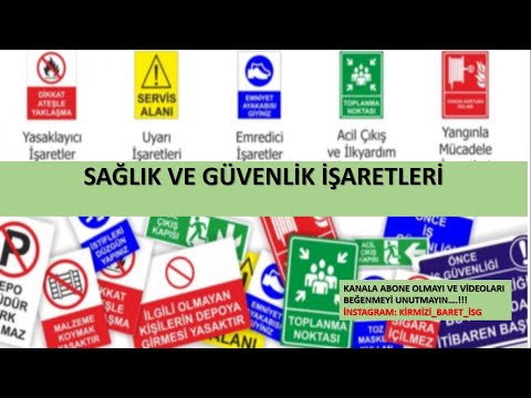 İŞ SAĞLIĞI VE GÜVENLİĞİ İŞARETLERİ..!! GÜNLÜK HAYATIMIZDA SIKCA KARŞIMIZA ÇIKAN İŞARETLER NEDİR??