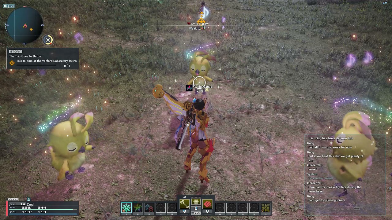 PSO2 New Genesis Happy Rappies! - YouTube