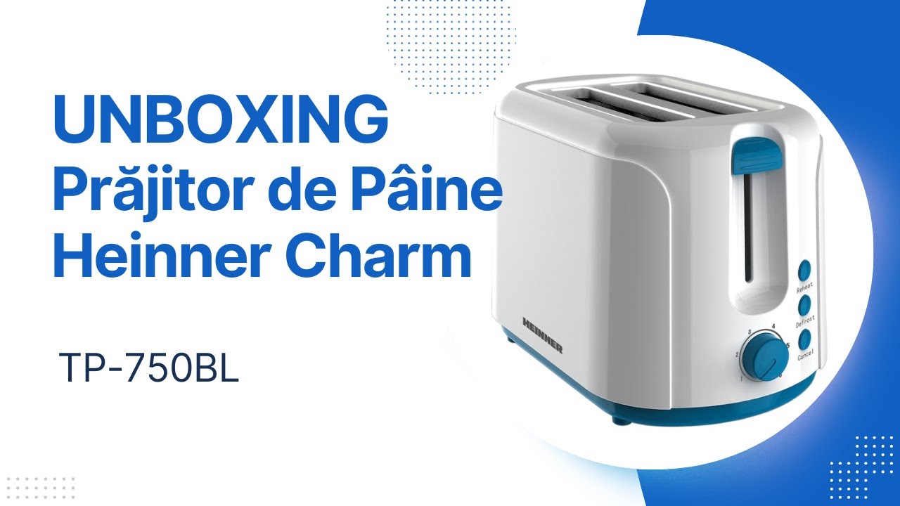 Unboxing Prajitor de Paine Heinner Charm, 750W - YouTube