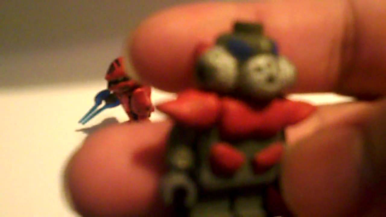 Custom LEGO HALO GRUNT and Redesigned RECON Helmet figure. - YouTube