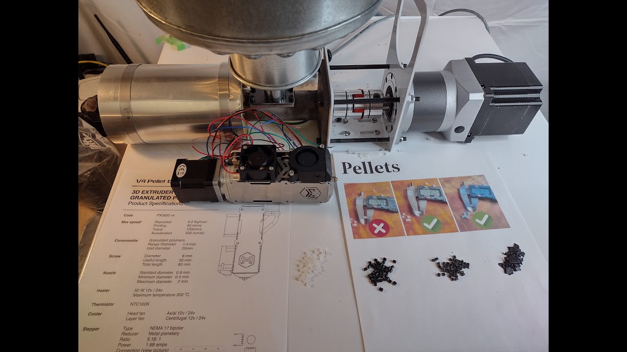 Pellet Extruder constraints [2 of 2] - material geometry and flow into ...