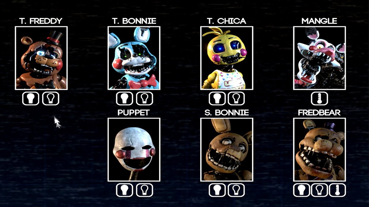 Fazbear Entertainment: Storage ALL JUMPSCARES / ALL ANIMATRONICS - YouTube