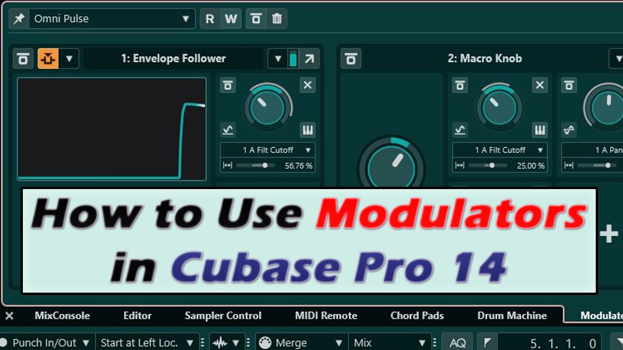 How to Use Modulators in Cubase Pro 14 - YouTube