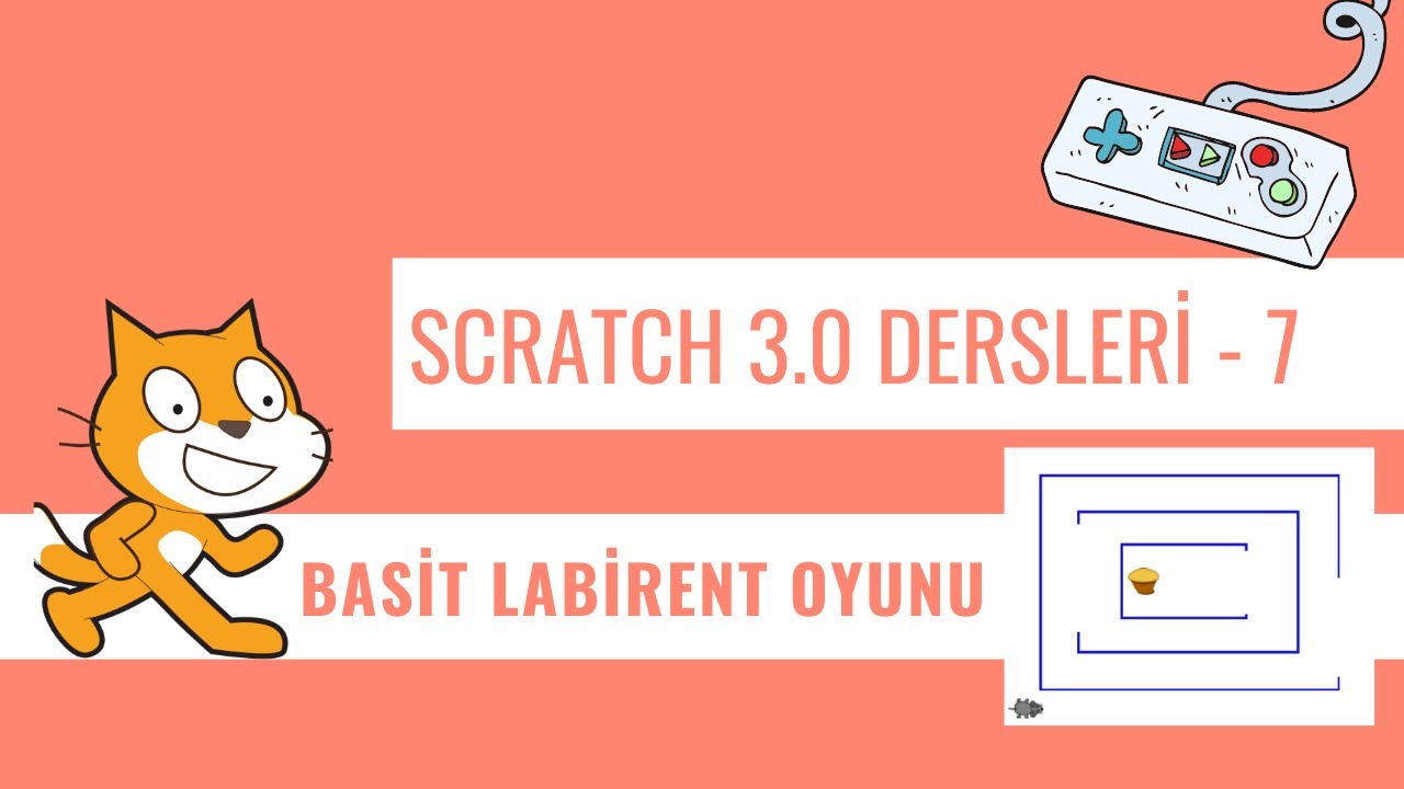 Scratch 3.0 - Ders 7: Basit Labirent Oyunu - YouTube