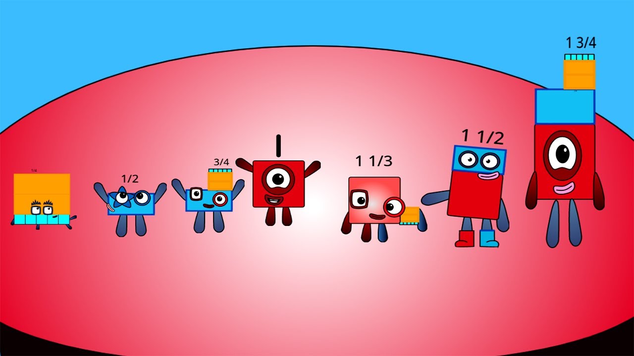 Numberblocks Quarters mini band and film 9100 Tells About Her Self ...