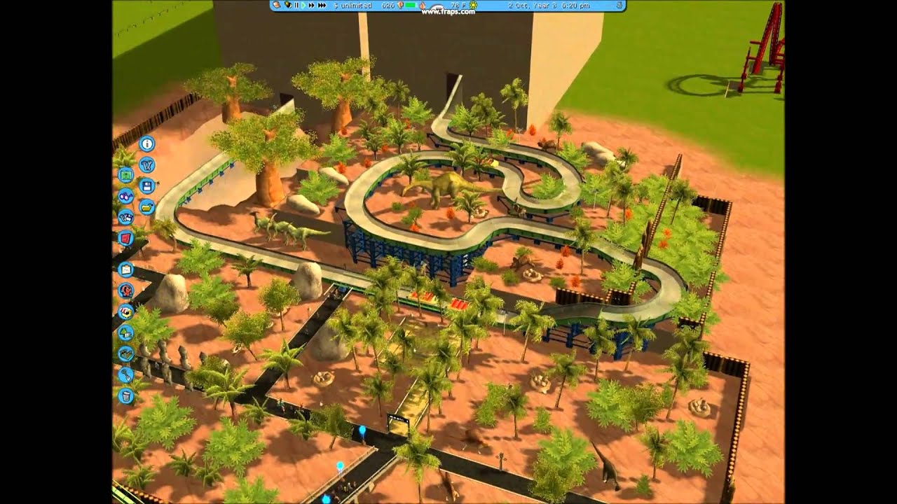 RCT3 Jurassic Park - YouTube