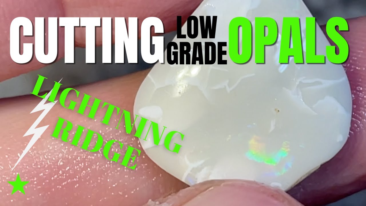 COLOR from Low Grade Lightning Ridge Opal? - YouTube