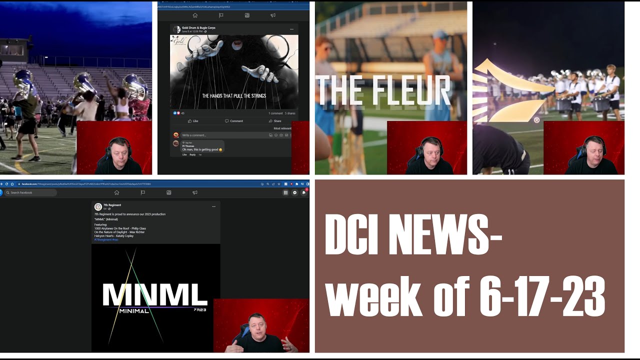 DCI News 6-17-Drum Corps Show reveals and more! - YouTube