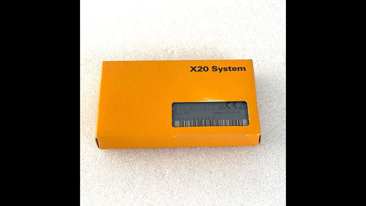 B&R X20AO4622 Analog output module - YouTube