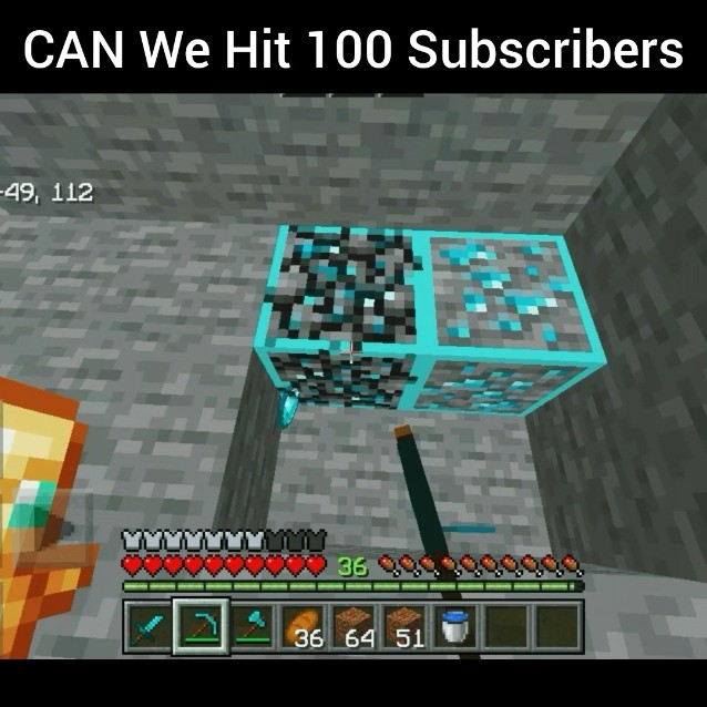 Can We Hit 100 Subs plzzz 😢 #minecraft #memes #minecraftmemes #short ...