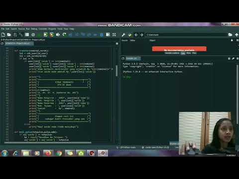 -Simulasi ATM menggunakan Bahasa Pemrograman Python- - YouTube