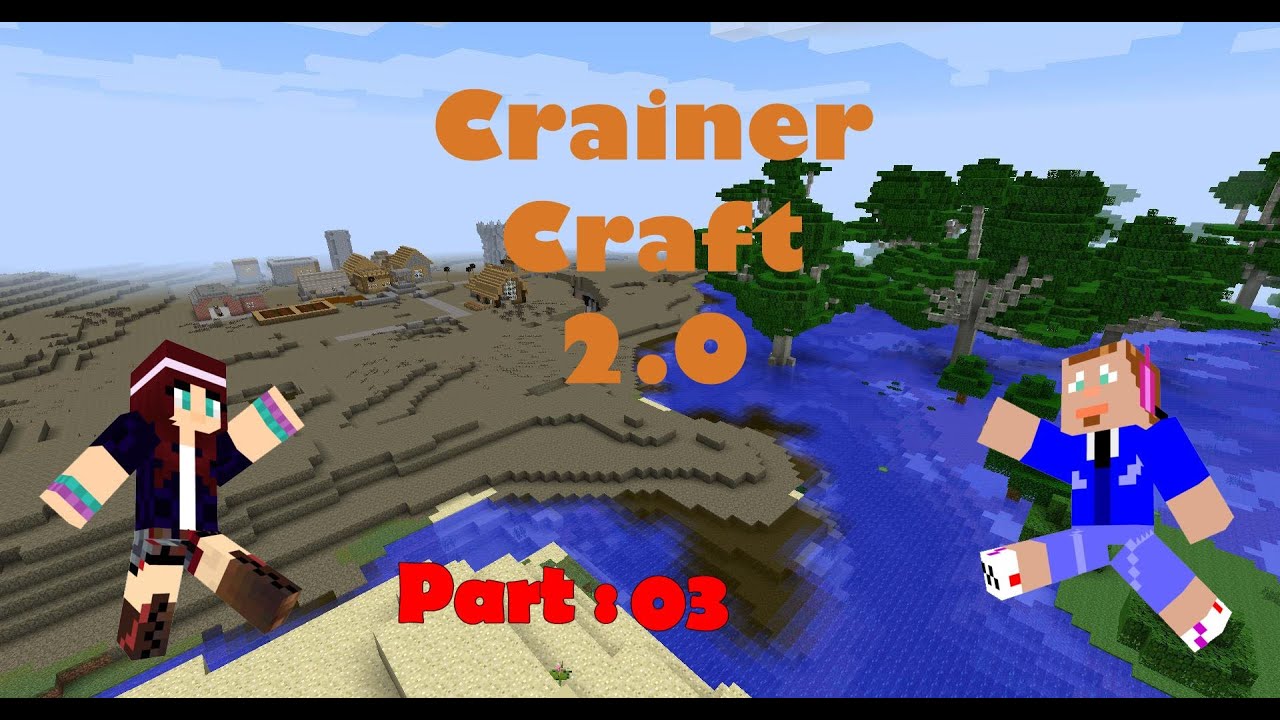 Minecraft - CrainerCraft 2.0 w/MollieYay - Part 03 - Boing, boing ...