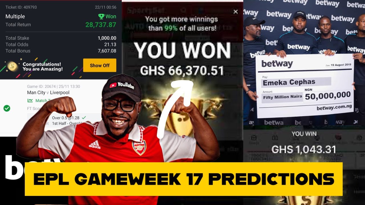 HOW TO WIN BET EVERY TIME WITH SIMPLE STRATEGY + EPL MATCHDAY 17 ...