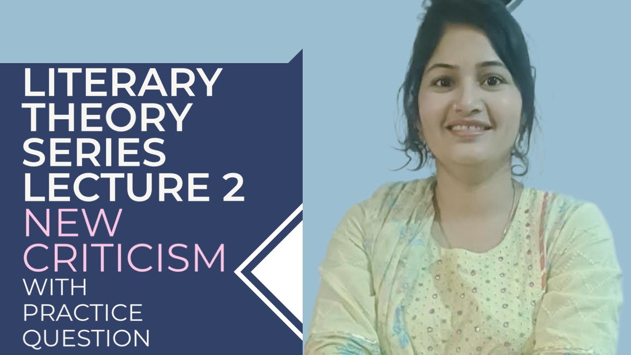 Literary theory new criticism series lecture 2 #new criticism # ...