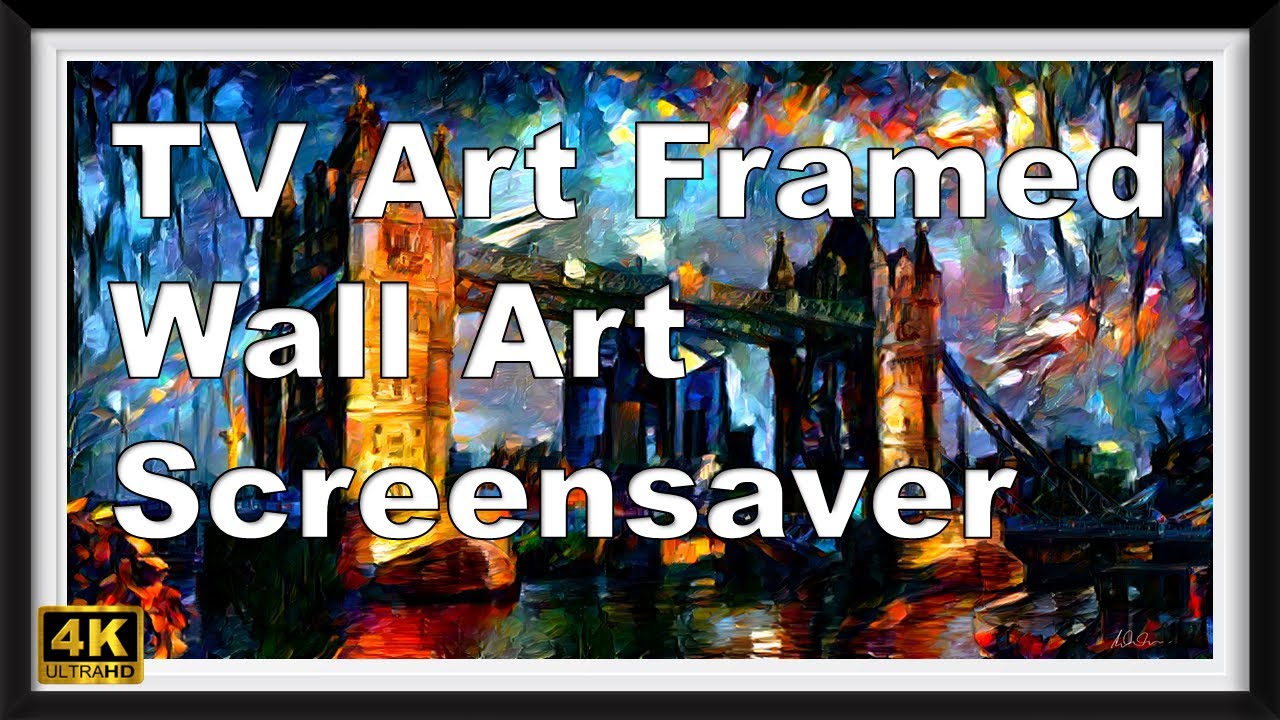 📺 TV Art Framed Wall Art Screensaver | 🎨 Modern Impressionist Art ...