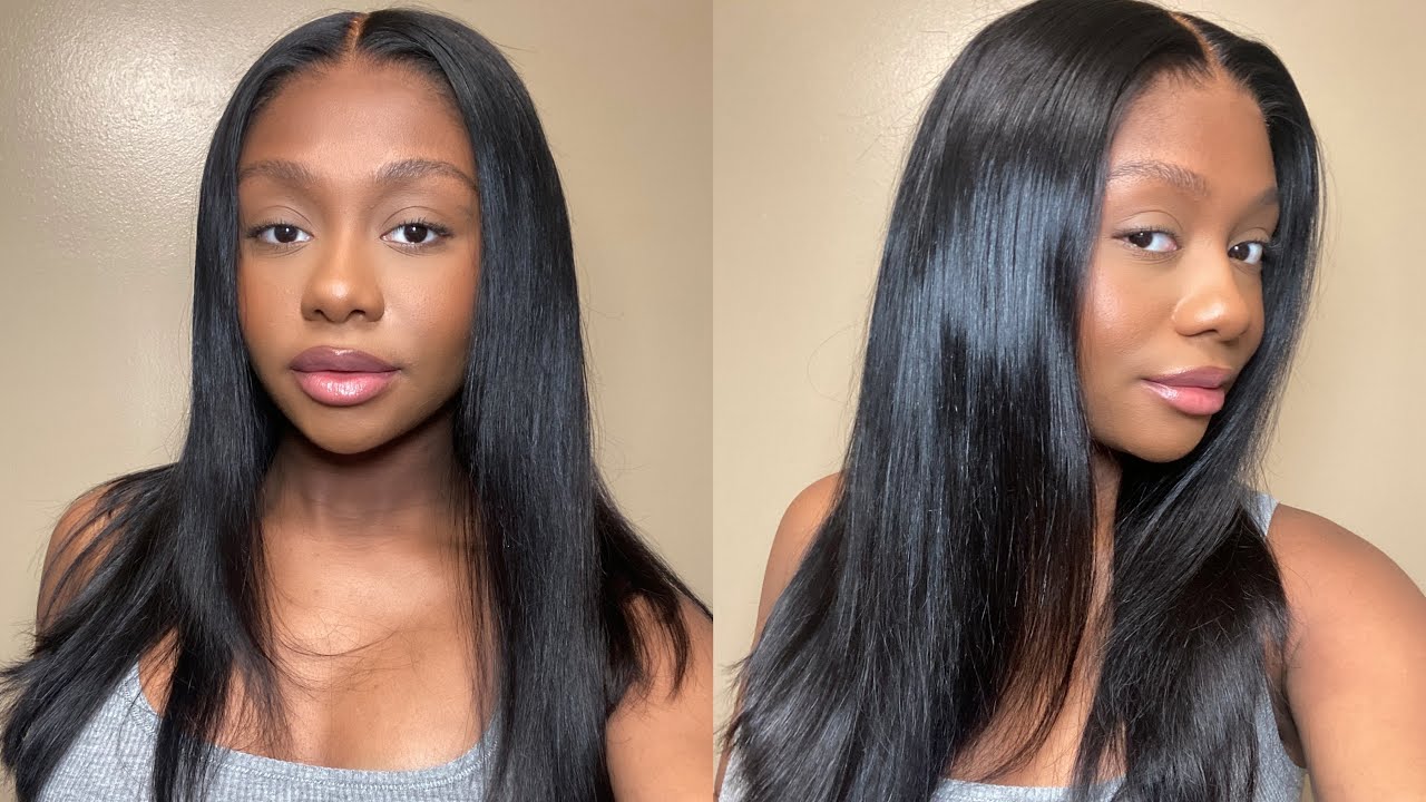 ONLY $148😱 | GLUELESS 5x5 Closure Wig Install | No Bleaching Or ...