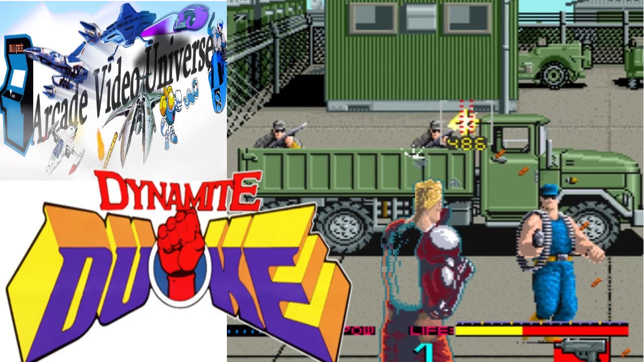 [AVU] Dynamite Duke Arcade FULL Longplay Game Complete playthrough ...