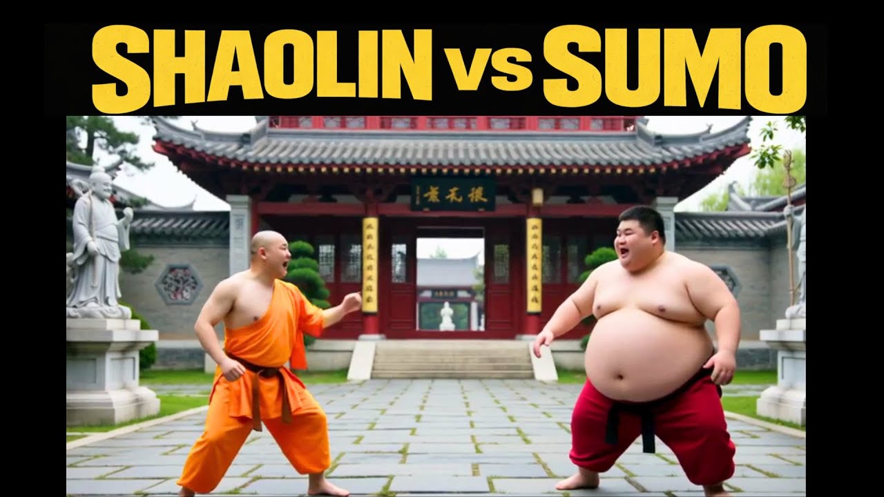 Shaolin VS Sumo: Chinese Monk Fights Japanese Wrestler In Martial Arts ...