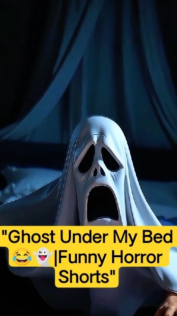 "Ghost Under My Bed 😂👻|Funny Horror Shorts"#FunnyHorror #Shorts # ...