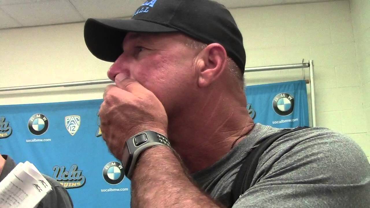 Offensive coordinator Noel Mazzone talks about UCLA's 28-20 win at ...