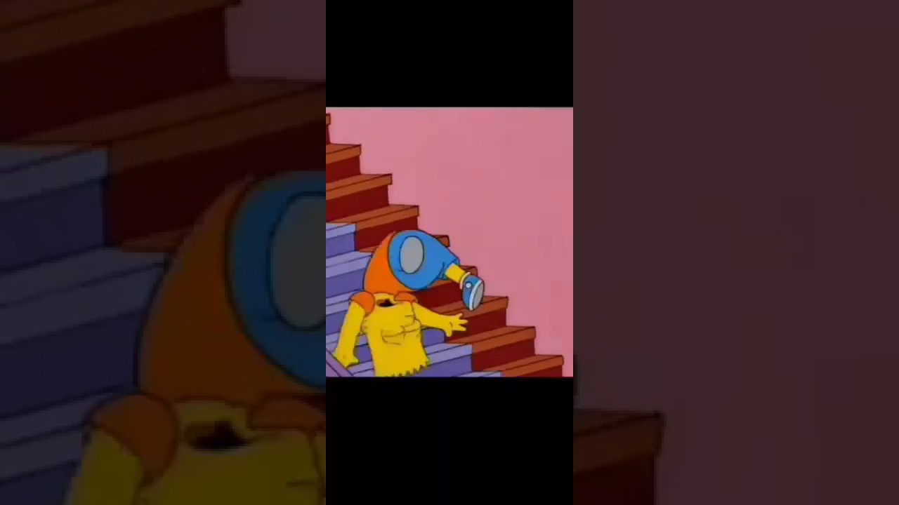 Eddie Murphy stairs story to Bart Simpson falling down the stairs - YouTube