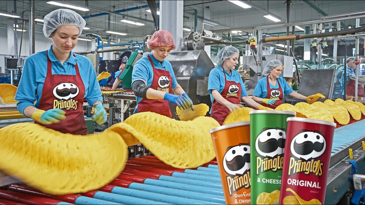 How Millions of Pringles Are Made In Factory | Full Documentary Process ...