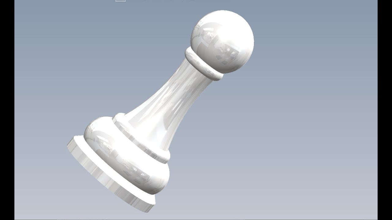 Modelling a Pawn in Solidworks 2017 - YouTube