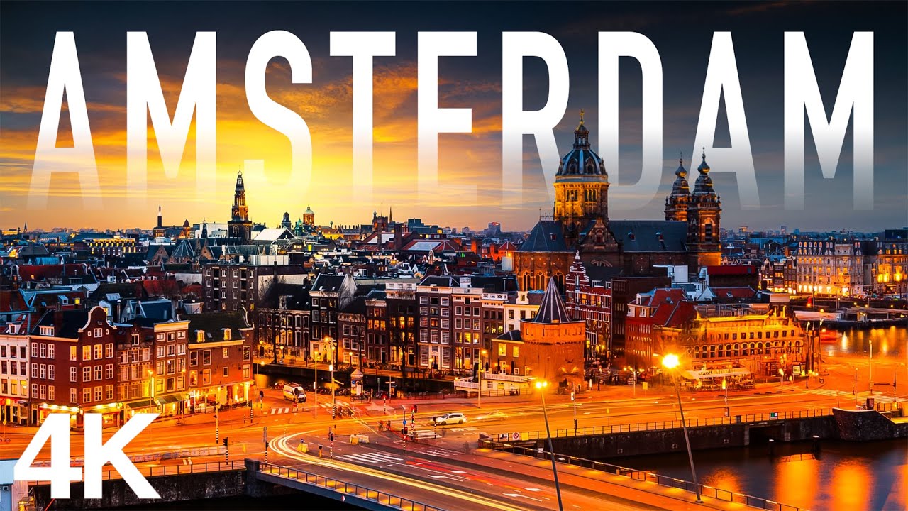 Amsterdam 4K UHD drone view | Aerial Views of the City’s Rich History ...