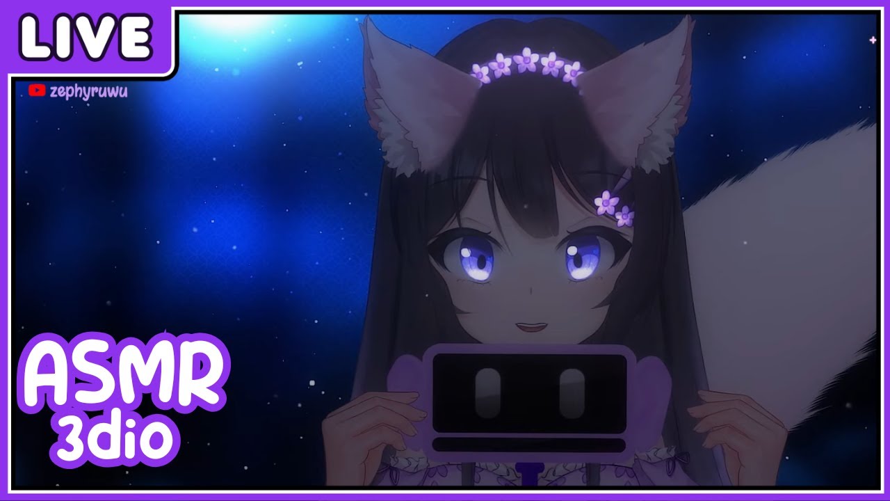 【ASMR 3dio】Cozy UwU time~♥ - YouTube