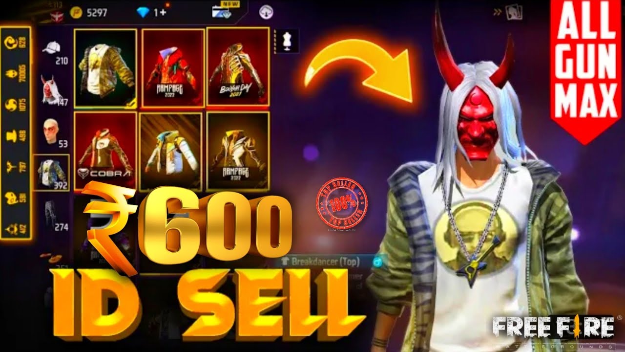 71 Level Free Fire Max ID | Samurai Bundle ID | Evo Gun Max ID | Free ...