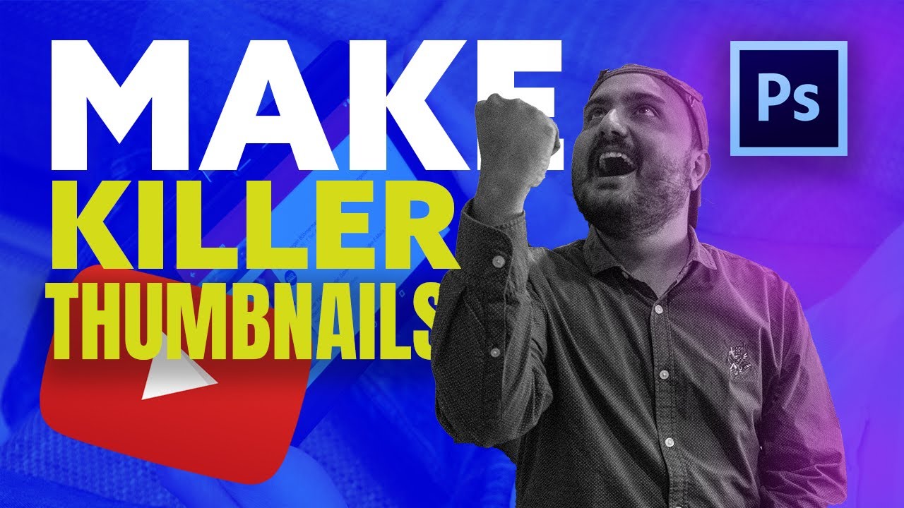 Making Killer Youtube Thumbnails in Photoshop | Graphic Design Tutorial ...