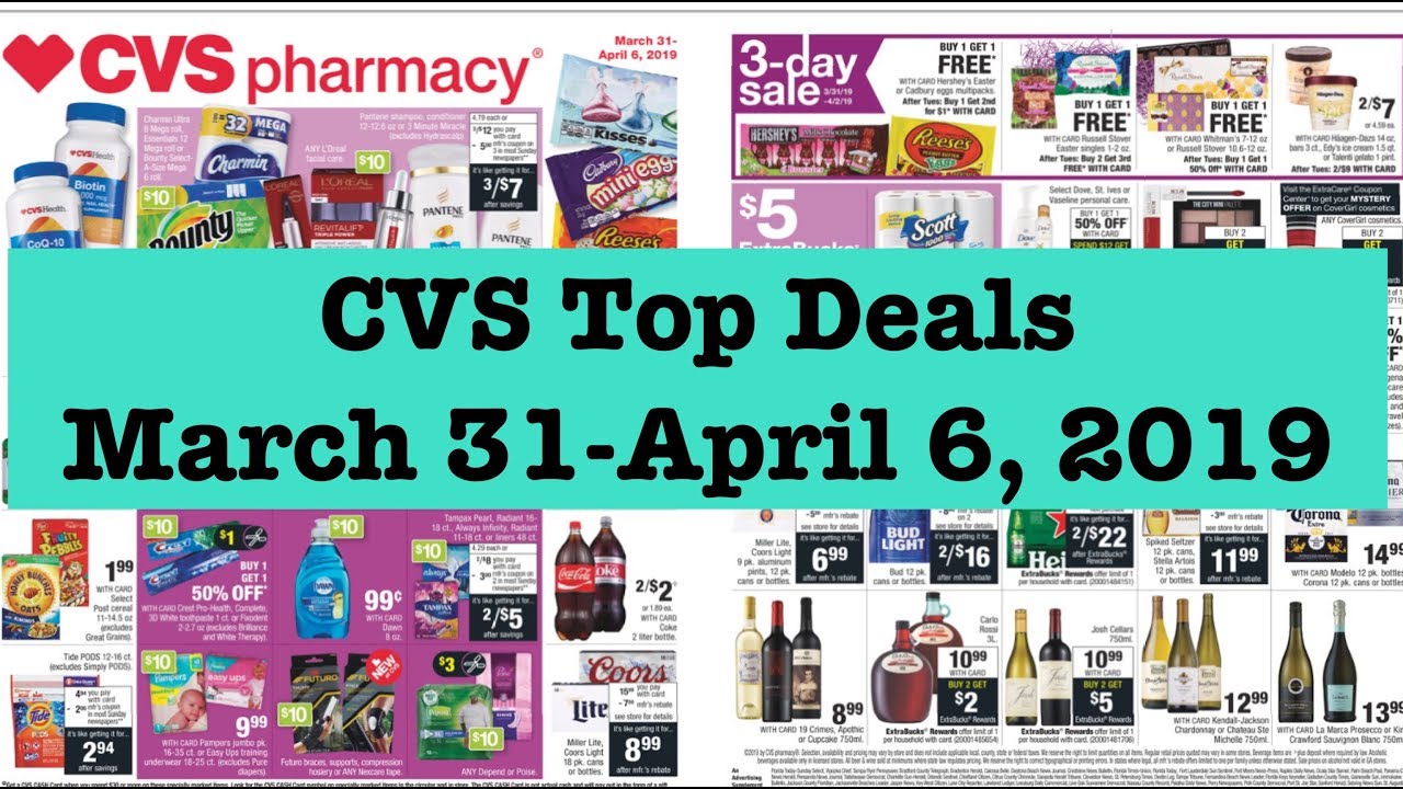 CVS Extreme Couponing Top Deals| March 31-April 6th| Free Makeup, Cheap ...