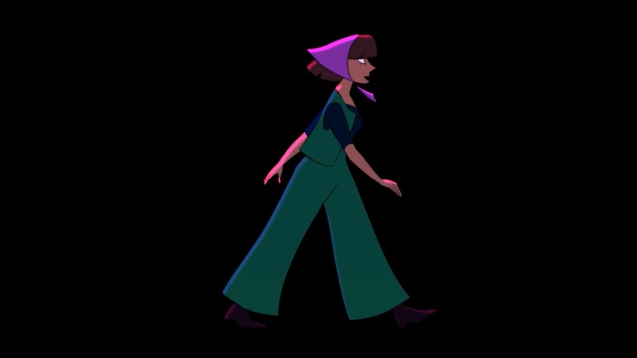 Walk cycle exercise // 2D animation - YouTube
