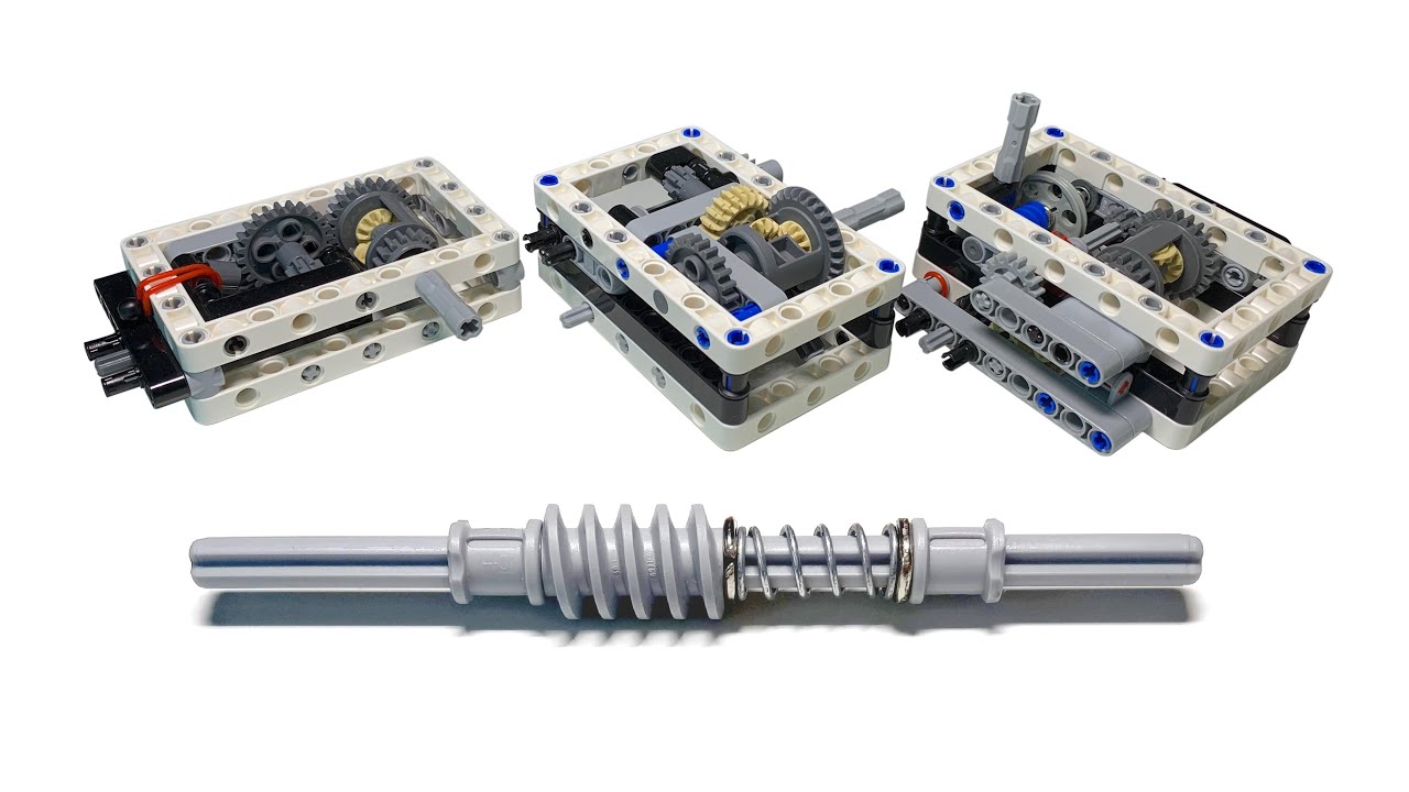 Lego Technic ADT 7 - Worm & Spring - YouTube
